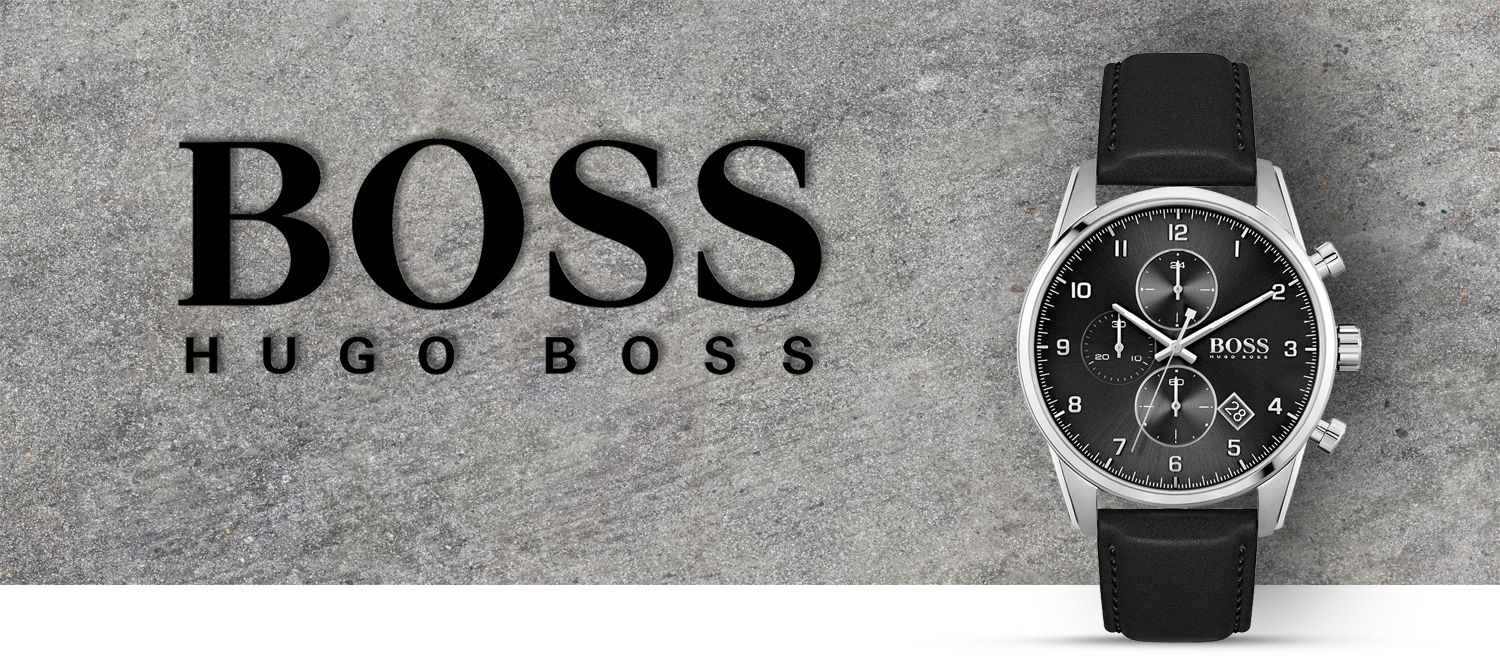 Zegarek Męski Hugo Boss SKYMASTER 1513782 Srebrna koperta