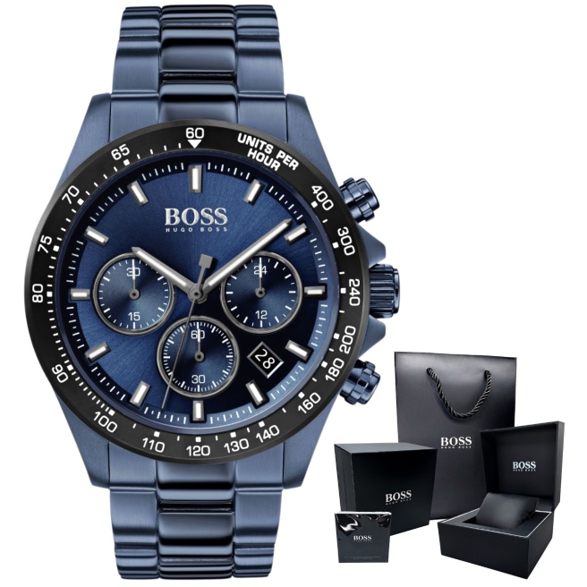 Zegarek Męski Granatowy Hugo Boss 1513758 Hero • ⌚ TwojZegarek.eu