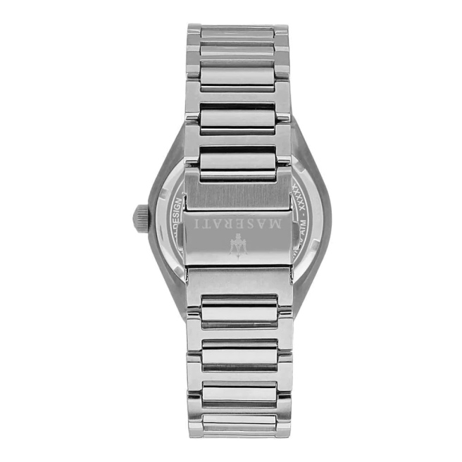 Zegarek męski Srebrny Maserati Triconic R8853139002 na bransolecie ...